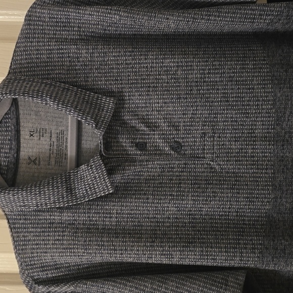 Xersion | Shirts | Xersion Brand Mens Blue Tweed Like Short Sleeve ...